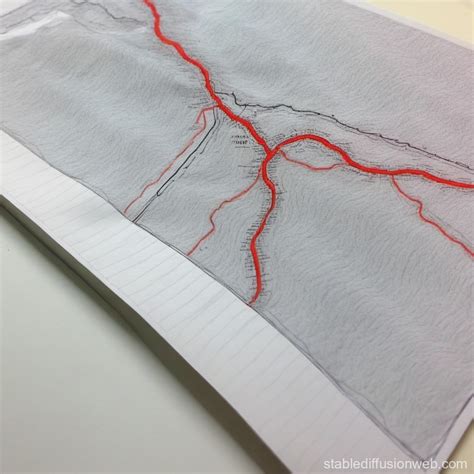 Map Of The Fault Line Stable Diffusion Online