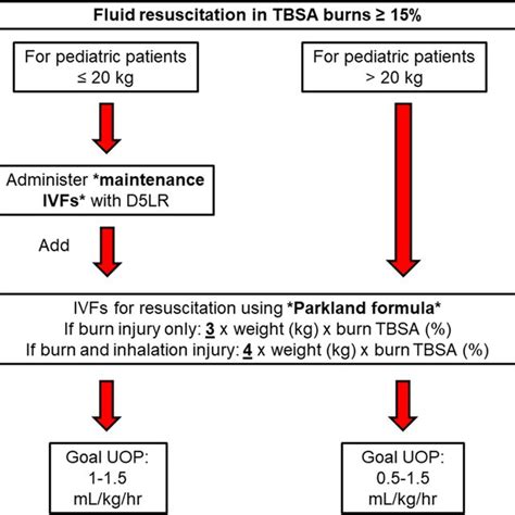 Our Institutional Fluid Resuscitation Protocol For Pediatric Patients
