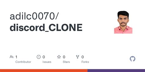 GitHub Adilc0070 Discord CLONE