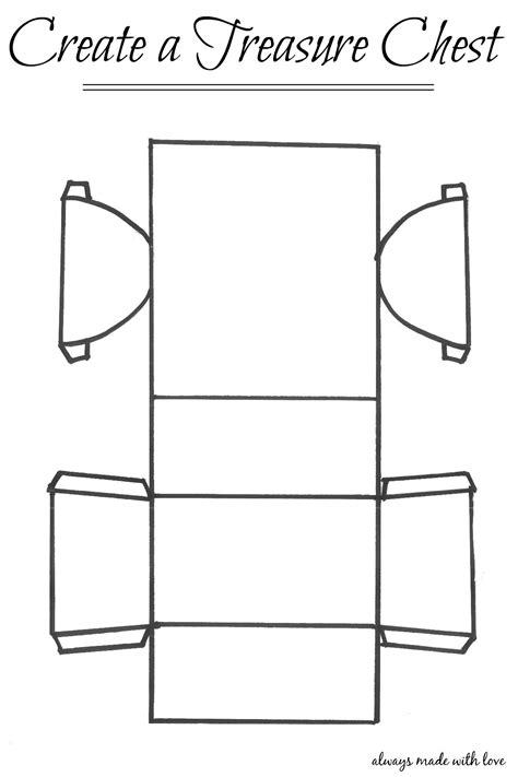 Treasure Chest Template Social Media Template