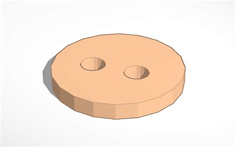 3d Design Basic Button Tinkercad