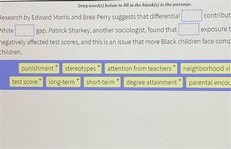 [solved] Drag Word S Below To Fill In The Blank S In The Passage