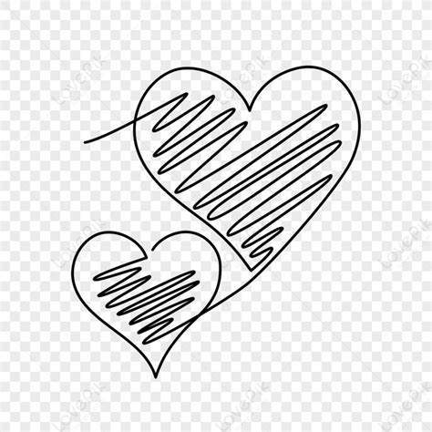 선 그리기 발렌타인 데이 사랑 낙서 연속 선 사랑 패션 권위 있는 Png 일러스트 무료 다운로드 Lovepik