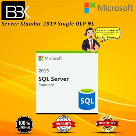 Jual Sql Server Standar 2019 Single Olp Nl Shopee Indonesia