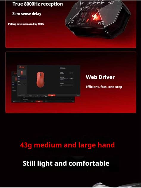 Madcatz Mad G Dual Mode Wireless Gaming Mouse Paw3395 Wireless 8k Return Rate Ice Lion