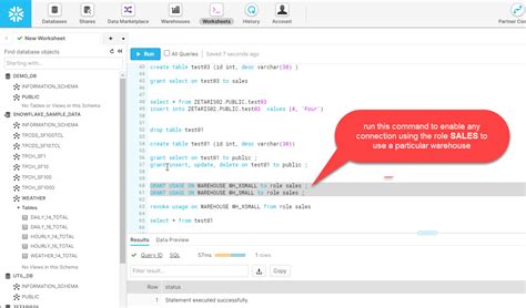 Snowflake Query Error No Active Warehouse Selected In The Current Session Select An Active