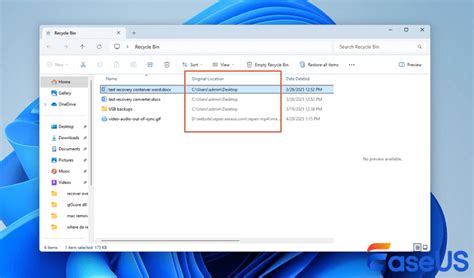 Where Do Restored Files Go From Recycle Bin Full Explanation