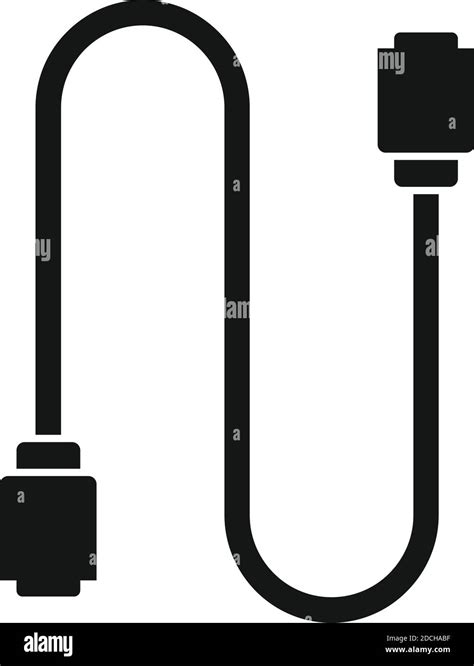 Computer Cable Icon Simple Style Stock Vector Image And Art Alamy