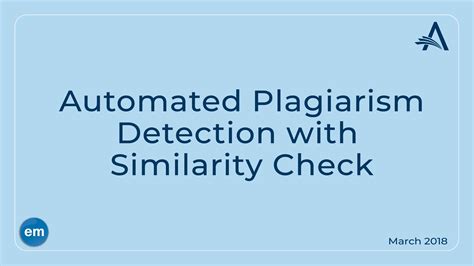 Automated Plagiarism Detection Aries Systems Corporation