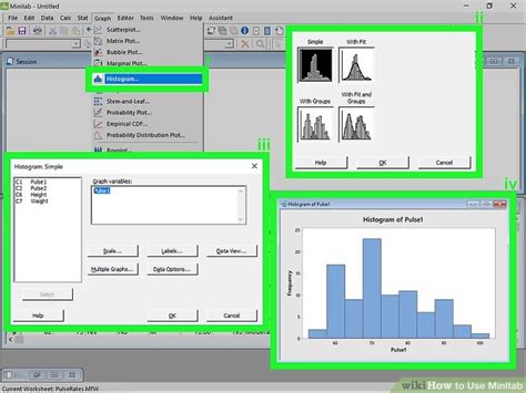 how to use minitab with pictures wikihow