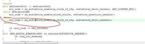 unable to properly initiate softdevice stuck in a loop forever nordic qanda nordic devzone