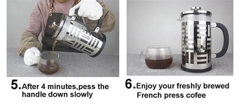 아마존 제품 절연 이중벽 용량 커피 포트 스테인리스 스틸 프렌치 프레스 포트 프렌치 프레스 커피 포트 프렌치 프레스용 유리 I Top Industry Limited