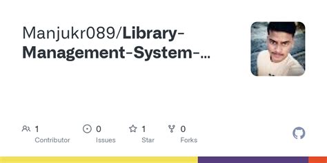 GitHub Manjukr Library Management System Using ReactJS