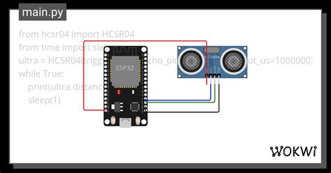 Ultrason Wokwi ESP32 STM32 Arduino Simulator