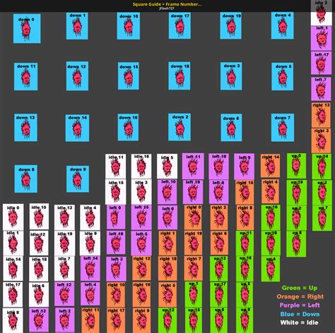 Square Guide Frame Numbering For Spirit Tutorial For Friday Night