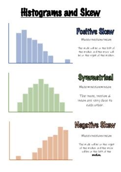 Histograms And Skew Poster By Cat Mason TPT