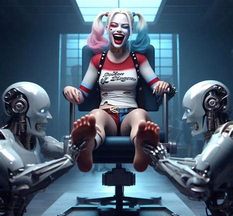 Harley Quinn Tickle Robots By Lostgirl123123 On Deviantart