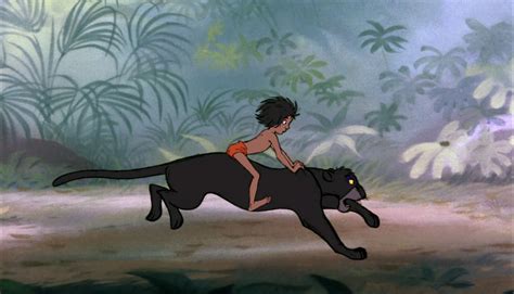 Image Mowgli Riding Bagheera Disney Jungle Book Wiki Fandom