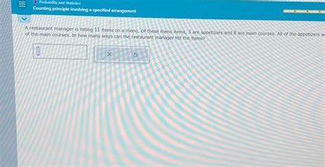 Prebandility And Sknthtics Counting Principle StudyX