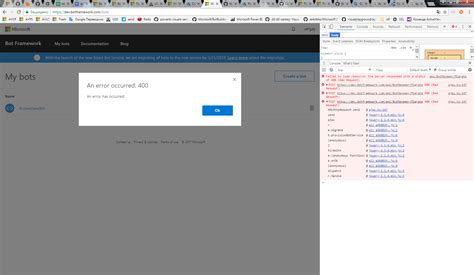 Migration Error 400 Azure Bot Migration · Issue 4400 · Microsoftbotframework Sdk · Github