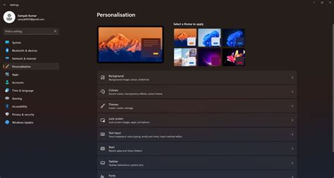 如何在windows 11上更改主题和墙纸 Infoxiao
