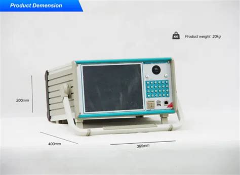 Six Phase Lcd Screen Microcomputer Digital Secondary Current Injection Protection Relay Testing