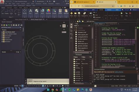 Electricalengineering Matlab Autocad Motordesign