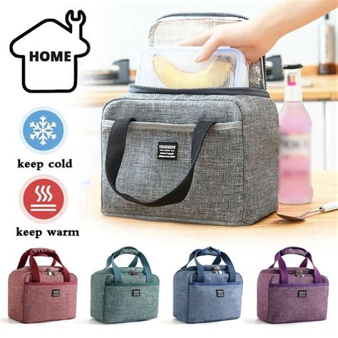 Badu Bg Преносима водоустойчива двойно изолирана чанта за обяд Badu Bg