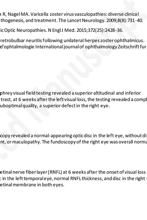 Examination Of The Visual Field Download Scientific Diagram