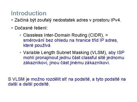 Vlsm And Cidr Routing Protocols And Concepts Chapter