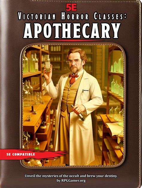 Victorian Horror Classes Apothecary Rpggamer Drivethrurpg