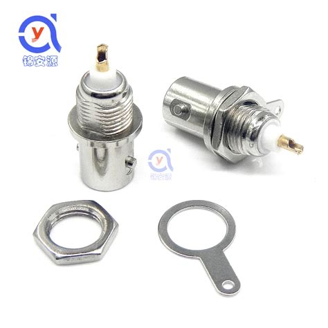 5pcs Bnc Socket Connectors All Copper Bnc Socket Q9 Bus 50ky