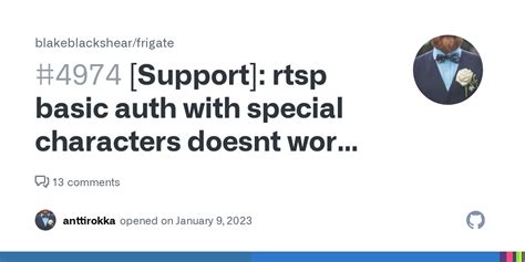 Support Rtsp Basic Auth With Special Characters Doesnt Work Anymore · Issue 4974