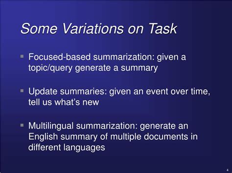 ppt multi document summarization and evaluation powerpoint