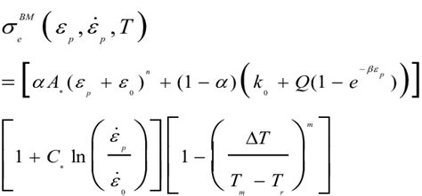 The Modified Johnson Cook Model Parameters For Trip780 Steel Used In
