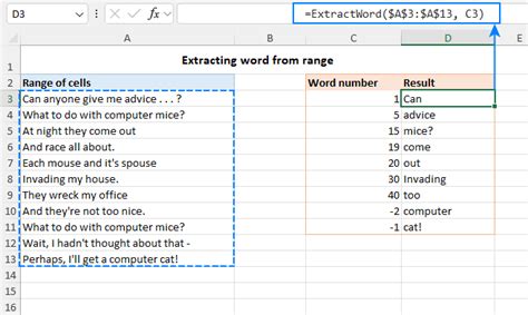 Excel How To Extract First And Last Word From Cell