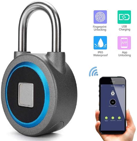 Ip vanntett usb oppladbar bluetooth lås biometri Grandado