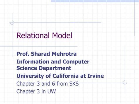 PPT Relational Model PowerPoint Presentation Free Download ID