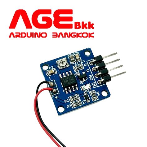 เซนเซอร์ตรวจจับการสั่น Vibration Sensor Piezoelectric Piece Knocking Vibration Switch Module