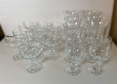 Mikasa French Countryside Stemmed Glasses Bohemia Crystal Wine Glasses