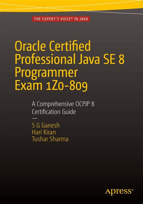 Oracle Certified Professional Java Se 8 Programmer Exam 1z0 809 A