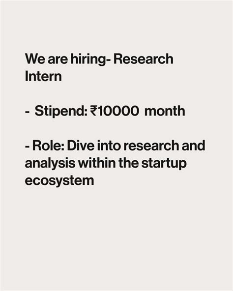 Hiring Intern Internship Researchintern Startupintern
