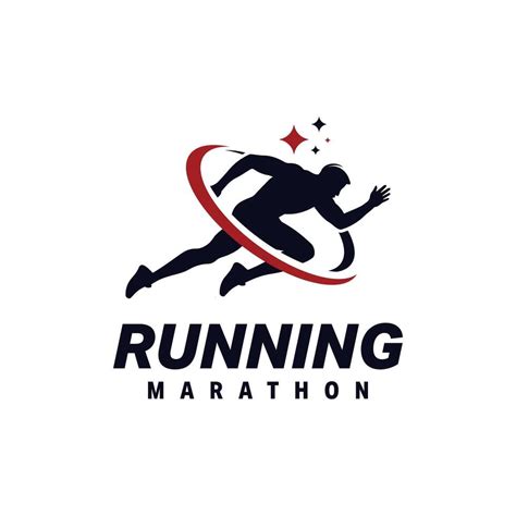 Running Marathon Logo Design Template 49054489 Vector Art At Vecteezy