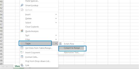 Convert Excel Data To Table Format And Range Softwarekeep