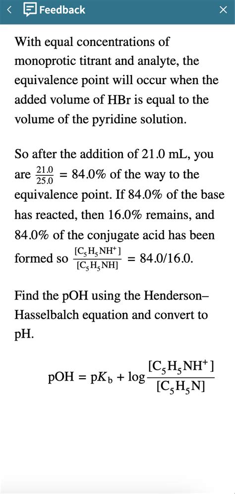 Solved Calculate The Ph For Each Of The Cases In The Chegg Com