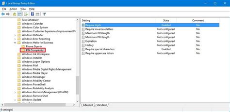 How To Enable Pin Complexity On Windows 10 Windows Central