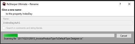 C Resharper Ignoring Third Party Code Settings When Refactoring
