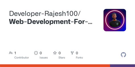 GitHub Developer Rajesh Web Development For Collage