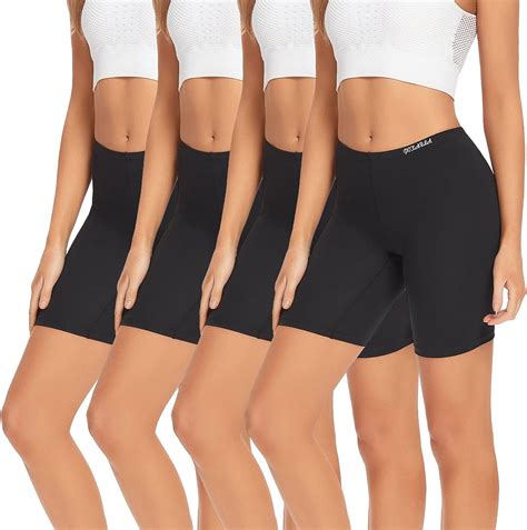 Pokarla Womens Underwear Cotton Boxer Shorts Anti Chafing Bike Shorts