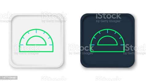 흰색 배경에서 격리된 도 아이콘을 측정하기 위한 라인 프로파일트랙터 그리드입니다 기울기 각도 미터 측정 도구 기하학적 기호 다채로운 개요 개념 벡터 각도에 대한 스톡 벡터